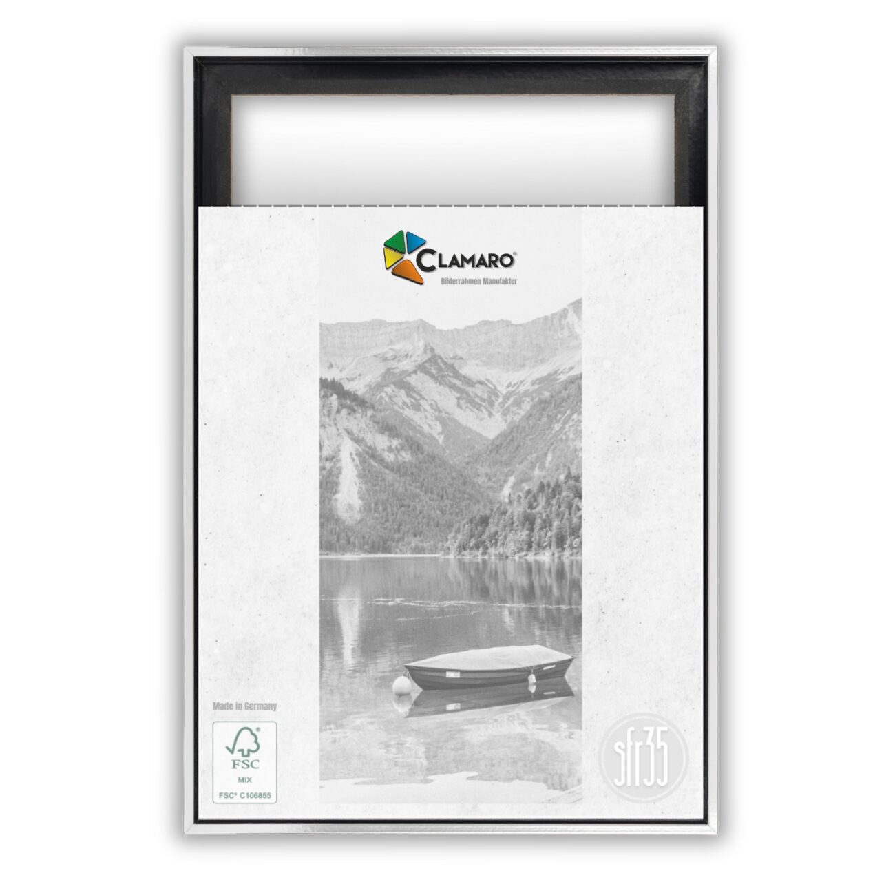 Shadow gap frame – Clamaro Bilderrahmen Spiegel und Akustikwände